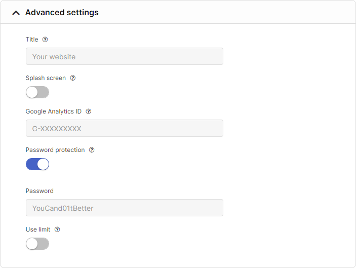 How to password protect a QR Code