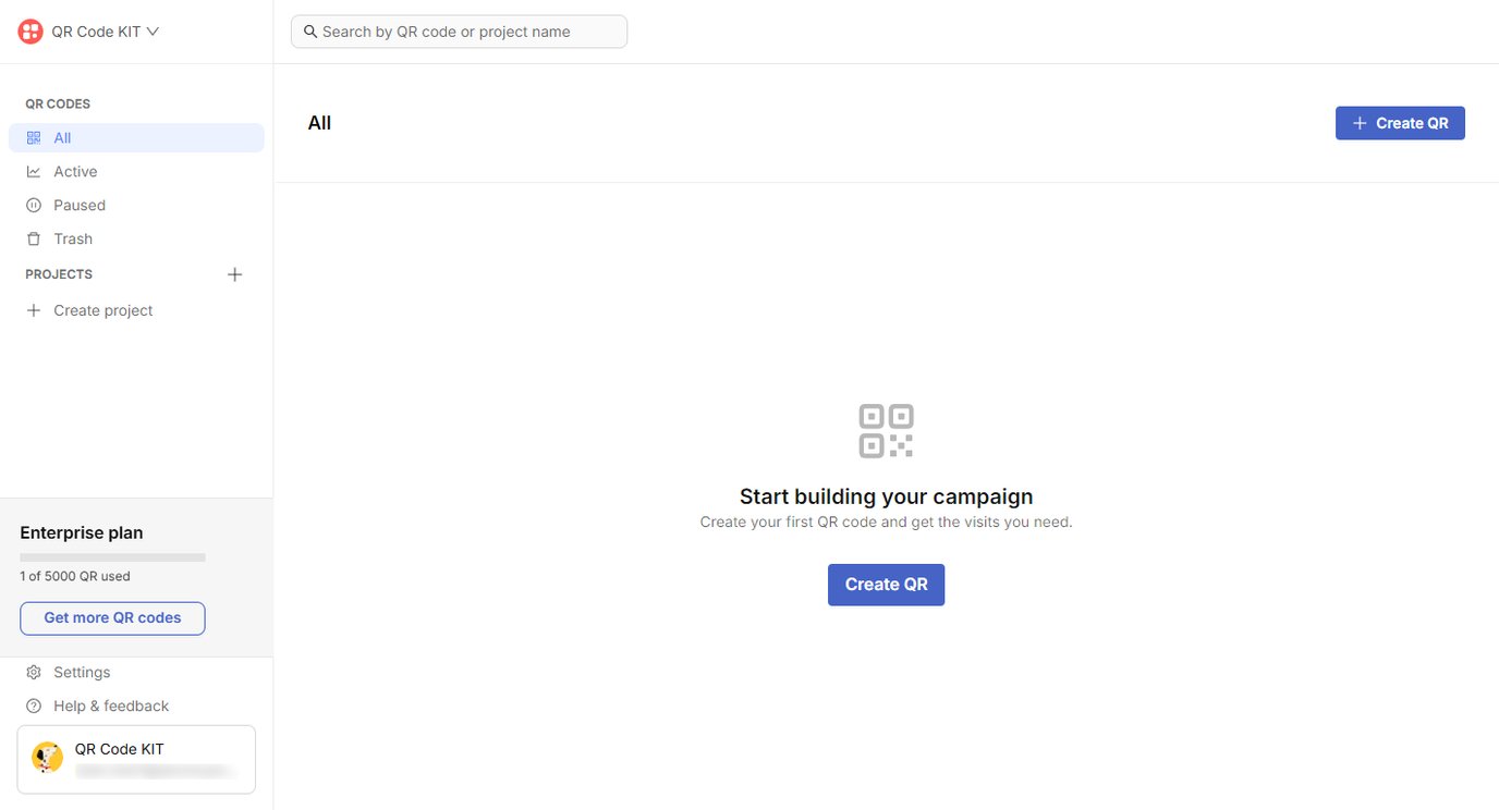 NEW - How to create a QR code to show a custom landing page